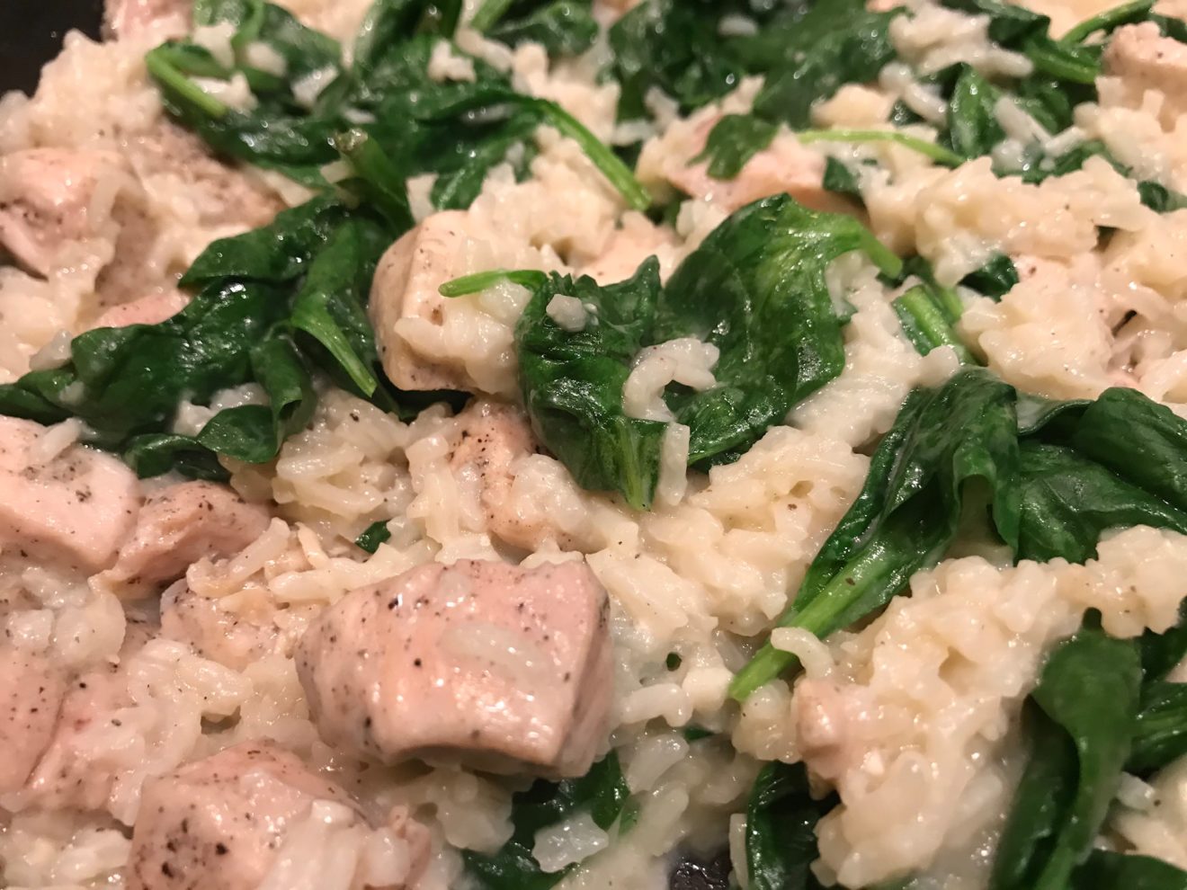 Creamy Garlic Chicken and Rice – Flora's Kitchen
