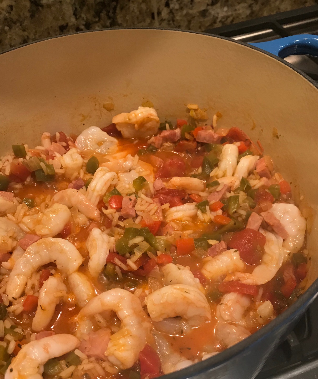 Jambalaya with Shrimp and Ham – Flora's Kitchen