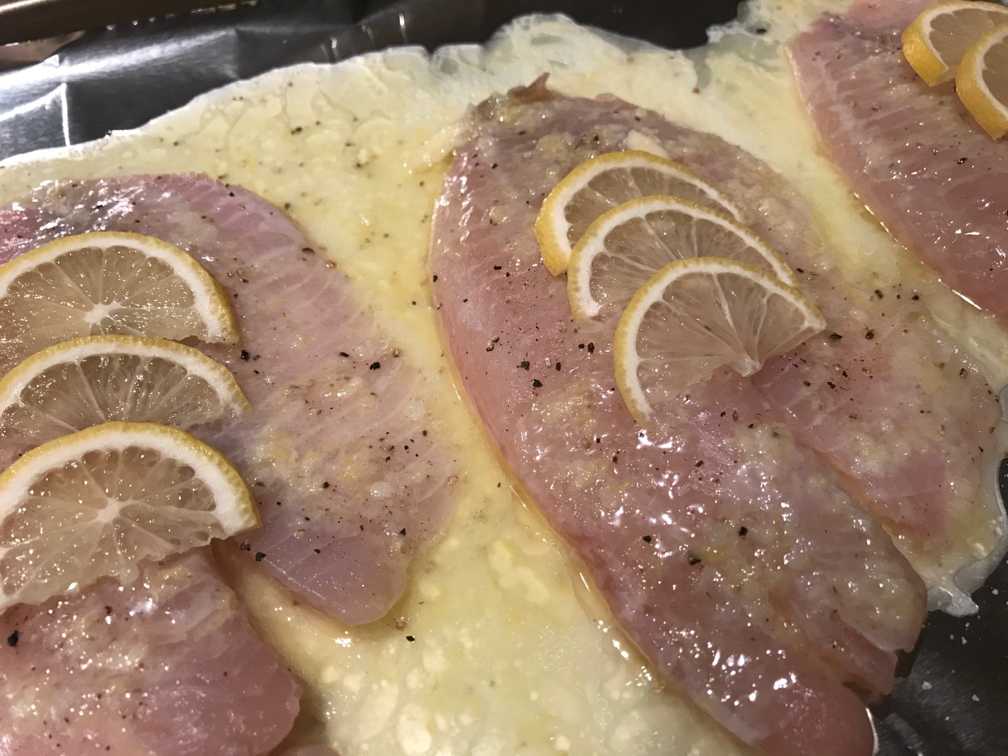 Garlicky Lemon Baked Tilapia – Flora's Kitchen