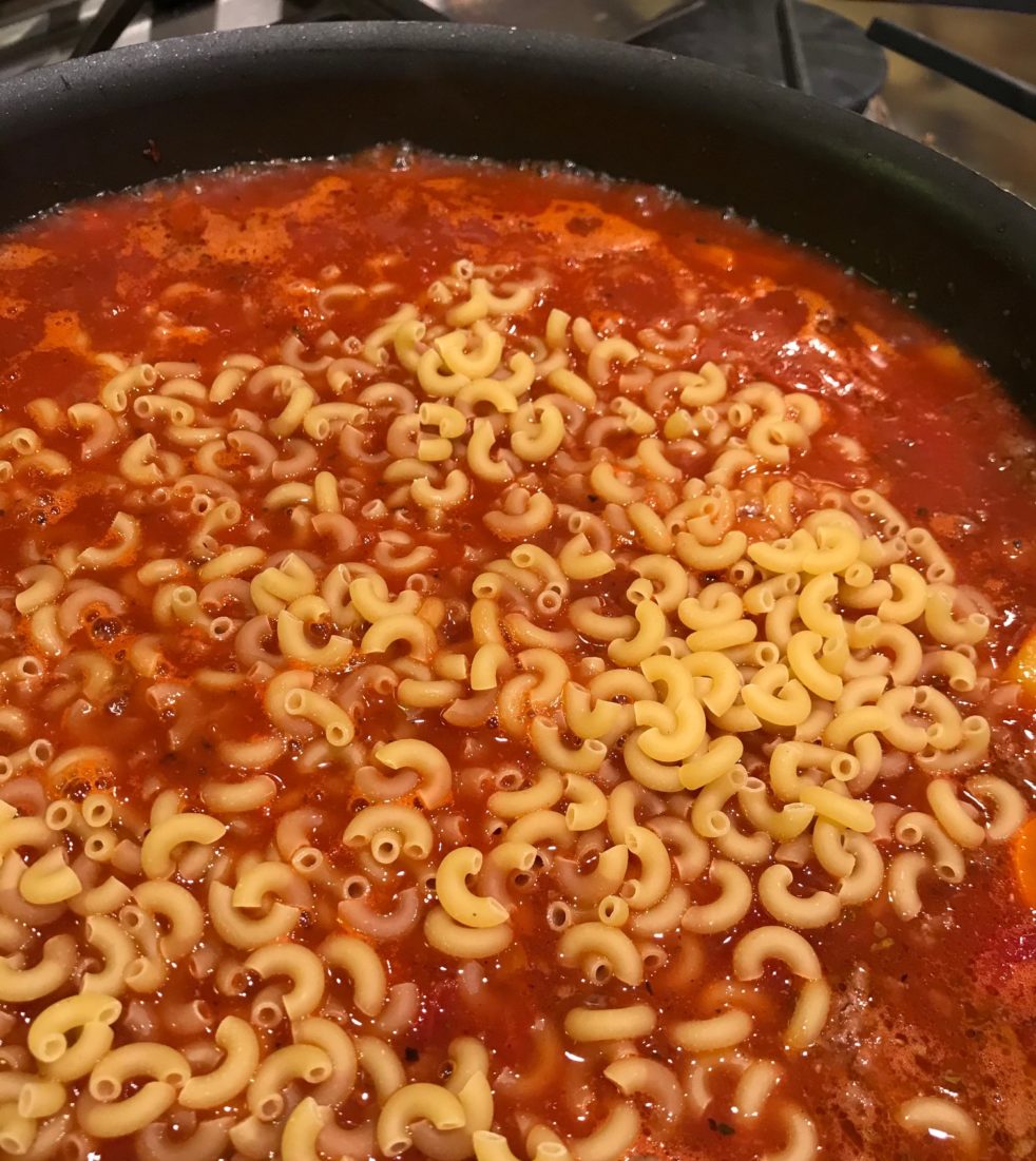 Cheesy Beef and Macaroni – Flora's Kitchen